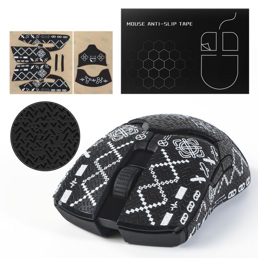 製品はRazerViper/ViperUltimate/Viper8KHzマウスに適用され、製品内容物は以下を含む:マウスグリップ 滑り止め設計:十字テクスチャ設計を採用し、グリップの摩擦力を増大させ、マウス操作の安定性を提示する 高品質材...