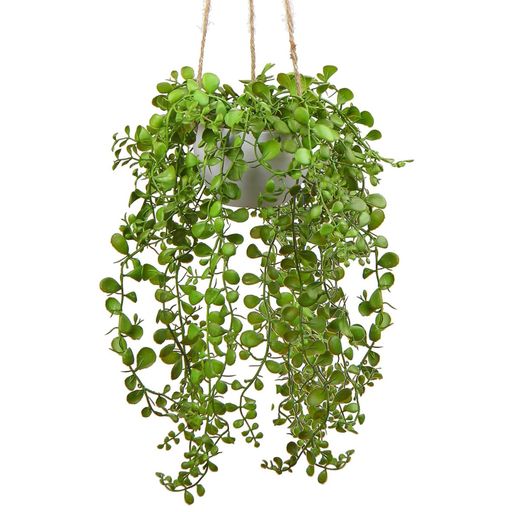 【仕様&amp;高品質】グリーンの長さ:35CM。豊かな緑のハンギング植物はPE材質を採用しており、リアルな質感が特徴です。葉の形状や色合いは、本物の植物を思わせる自然なデザインになっており、どんなインテリアにもよく合います。 【ハンギング...