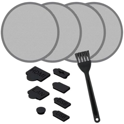 PS5アクセサリの新しい設計のダストフィルターがファンの通気スロットに取り付けられ、ファンの開口部に塵が落ちるのを防ぎます。 ダストフィルターを取り付けるときは、まずファンソケットのほこりを取り除きます。簡単に使用できるように、ボックス内に...