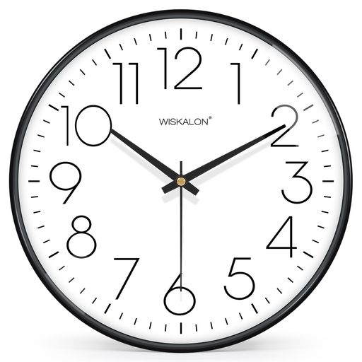 【デザイン性】シンプルな文字盤に見やすいアラビア数字が刻まれており、視認性が高くて、遠くからもはっきり見え、時間が分かりやすいです。飽きの来ないデザインでとても落ち着いた雰囲気です。おしゃれで和室、洋室とも相性抜群です。部屋、キッチン、リビ...