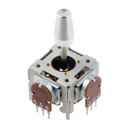 特性:自動復帰型 レバー動作角度:60° 抵抗値:1KΩ~1MΩ 定格電力:0.1W 動作耐久性:30万回 使用温度範囲:-10°C~70°C