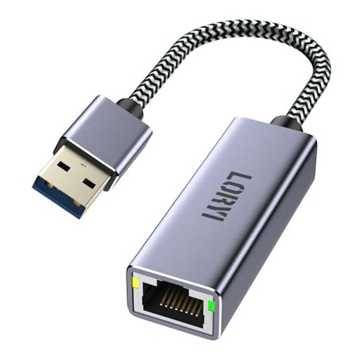 USBLANアダプター:USB3.0toRJ45イーサネットアダプターは、USB3.0デバイスとギガビットイーサネットスイッチの安定したイーサネット接続を提供するために設計されています。有線イーサネットは、Wi-Fiと比較してより安定した信...