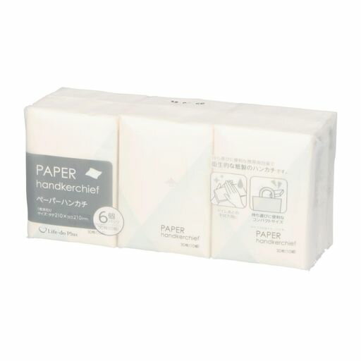 ライフ堂 ペーパーハンカチ 30枚(10組)x6個