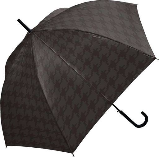 先端はラバーで滑りにくい!上品かつカジュアルな雰囲気の千鳥格子。オン・オフを問わず合わせやすいカラー展開です。親骨は、風に強くしなやかで折れにくいグラスファイバー骨仕様です。 開閉方法:ジャンプ サイズ:親骨サイズ/65cm長さ/90cm直...