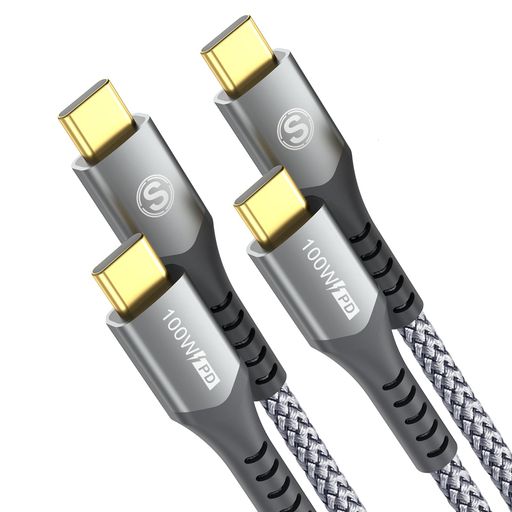 【USB-C to USB-Cケーブル】スマホ・タブレットなどのUSB-C対応デバイスを、パソコンやUSB-C充電器に接続するためのケーブルです。USB PD対応で高速充電可能、データ転送も安定して行えます。 【100W PD対応 高速充電...