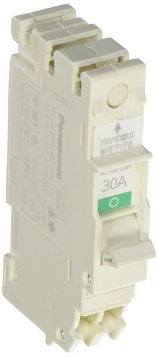 極・素子数:2P2E 定格電圧:AC100/200V 定格電流:30A■定格遮断容量:2.5KA BSH2302+5.5mm2棒圧着端子2ヶ、シールドキャップ2ヶ同梱 ●写真は代表例です。