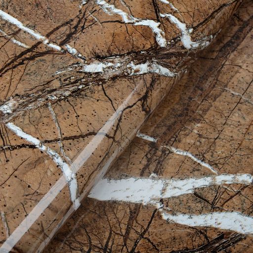 【大理石シート.実用性簡単に調理台修復】(1)素材:高品質PVC/大理石柄/光沢ツヤあり/。強粘着力・防水・耐熱・拭い易い・簡単掃除。(2)カラー:ブラウン茶色、高級感の大理石風リメイクシート(3)サイズ:幅40cm、長さ5m。(4)自由裁...