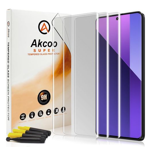 [プレミアムガラス素材]このRedmiNote13Proplus用強化ガラスは、4倍強化された強化ガラスで作られており、スクリーンを完全に保護します。硬度が9H未満の他のフィルム(TPU、PET、ハイブリッドフィルム、およびその他のプラスチ...