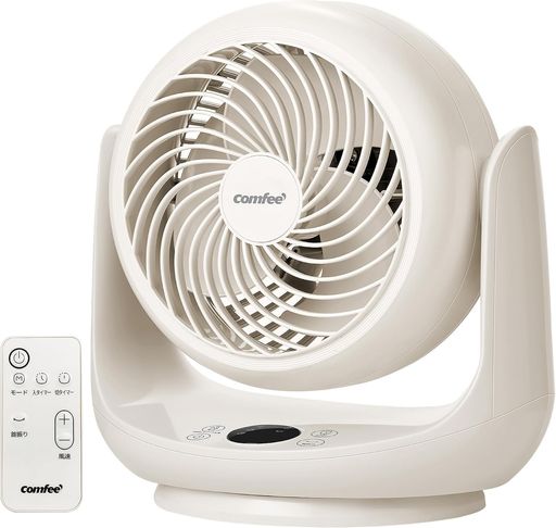 【部屋全体の空気循環】自動首振り機能を搭載しており、効率よく部屋全体の空気を撹拌し快適な短時間で空間に。自動首振りは左右に65°対応、上下の向き調整は手動で90°の角度まで対応。 最長9 時間のタイマーを設けているので切り忘れの心配も不要で...