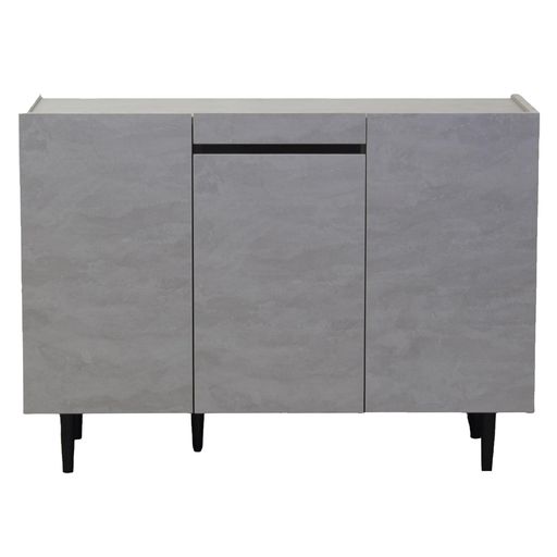 サイズ:幅120x奥行41.5x高さ86cm 重量:50kg 組立:脚のみ取付 美しい石目調のメラミンは表面が硬く、キズが入りにくくなっています。 4色の中からお部屋にあったお色をお選びいただけます。