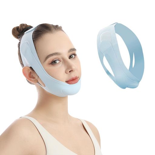 【Vラインダブルストラップ構造】顔の形状を完璧にバランスさせるために作られました。カーブデザインにより、しわができやすい肌を効果的に引き締め、あごのたるみを改善し、理想的なフェイスラインを手に入れましょう。 【高品質素材】高品質の伸縮性素材...