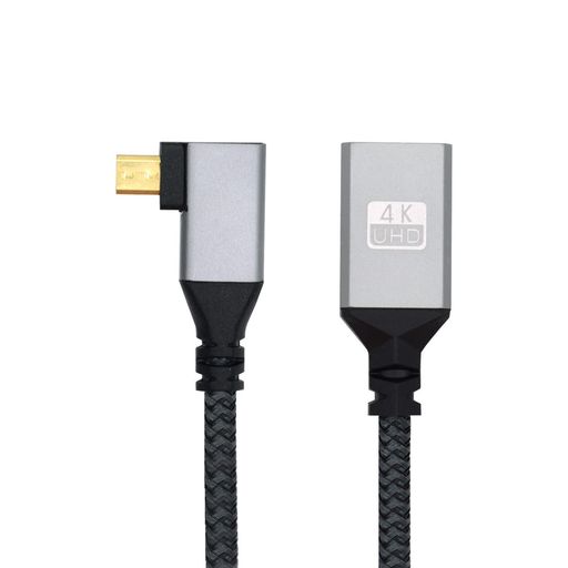 MicroHDMI-HDMI延長ケーブルをつなぐためのMicroHDMIカプラー。 特別な絡まりにくいデザインの編みナイロン編組スリーブジャケットで、長期間にわたって頑丈な耐久性を備えています。 現在のHDMI1.4仕様をすべて満たし、すべ...