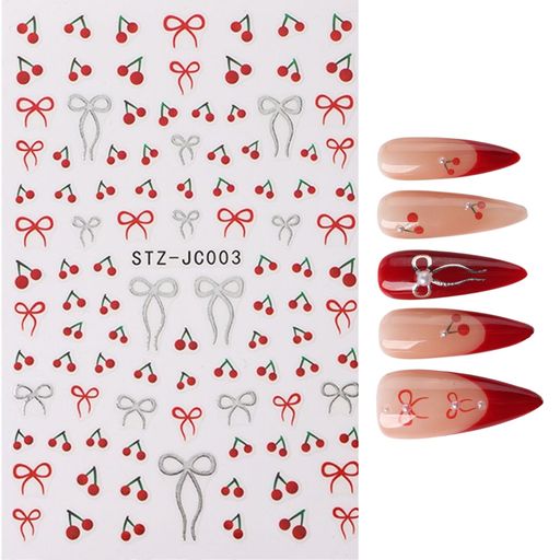 【3D立体のデザイン】3D立体的なデザインで、ネイルにつけると飄々とした感じになります。こんな可愛いネイルステッカーはプレゼントにもお勧めです。 【優れた粘性】ネイル用シールの裏は粘性が強く、ピンセットで取り外した後は爪に直接貼ることができ...