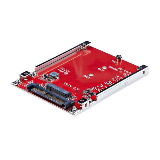 PCIe M.2 SSDから2.5インチU.3アダプターへ:PCIe M.2 NVMe/AHCISSDを2.5インチのフォームファクタに変換して接続し、U.3ドライブベイ/バックプレーンに取り付けます。U.3 (SFF-TA-1001) ホ...