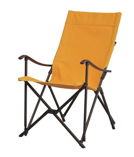 使用時:W58xD70xH93cm/収納時:W14xD16xH112cm; 座面高:約40cm/重量:3.1kg/耐荷重:約80kg; 素材:フレーム/アルミ合金・アルマイト/座面/綿6号帆布/座面色/イエロー; 付属品:収納袋 部門名:ユ...