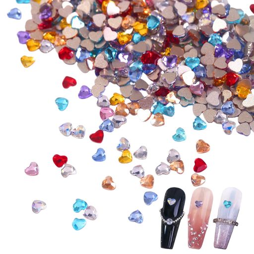 【素材】高品質のラインストーンで作られており、絶妙な技量、優れた品質、強くて耐久性があり、ひび割れたり色あせたりしにくいです。 【カラフル】様々な色のハート型ラインストーンが揃っています。ミニサイズで軽量なので、様々なニーズにお応えします。...
