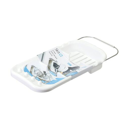 製品サイズ:(約)幅43~57x奥行24x高さ7.5cm 製品重量:(約)0.48kg 素材・材質:本体/ポリプロピレン(耐熱温度100度)、すべり止め/熱可塑性エラストマー(耐熱温度80度)、その他の材料 金属部/ステンレス鋼 生産国:日...