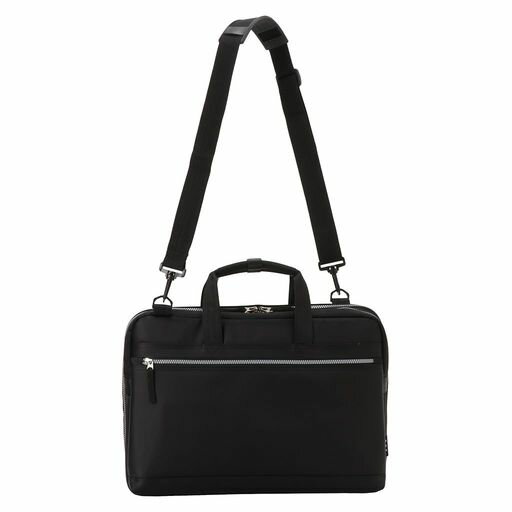 リュック、ショルダー、手提げの3つのスタイルが選べる3wayビジネスバッグ サイズ:約30x42x8.5cm(タテxヨコxマチ)、持ち手の全長約39cm、ショルダーの全長約125cm ポケット:8(外側:ファスナーx1、内側:オープンx7)...