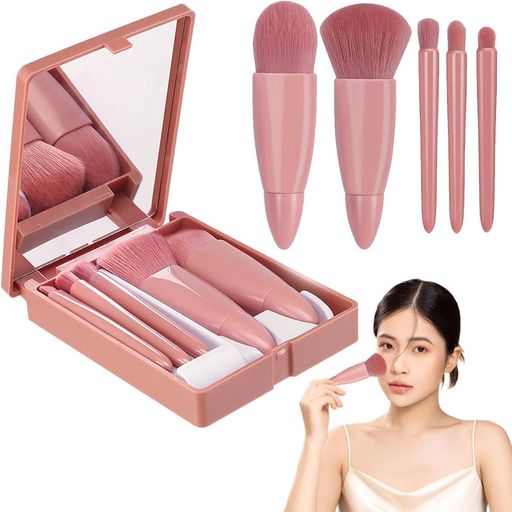 【日常のメイクに必須】このメイクブラシセットには、アイシャドウブラシ、ファンデーションブラシ、シャドウブラシ、リップブラシ、チークブラシの5種類のベースメイクブラシが用意されています。これらのブラシはすべてそろっており、日常のメイクニーズに...