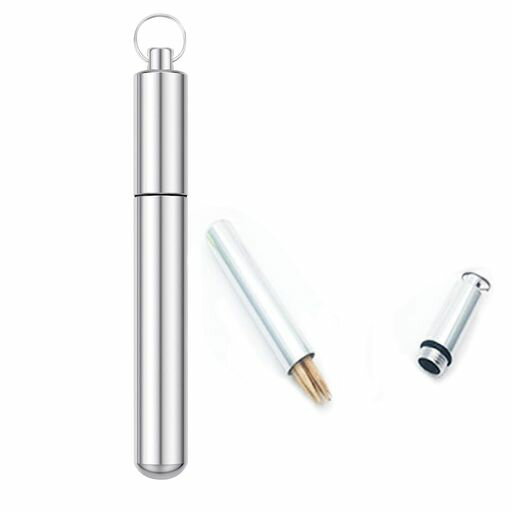 1.小さく精巧な:86mmx11mmの精巧なサイズ。シルバーの外観はとても精巧で、収納がとても便利です。 2.丈夫なアルミ合金素材:アルミ合金で作られ、耐食性が高く、耐久性に優れています。錆びたり色あせたりしません、品質が非常に信頼できます...