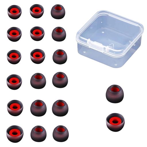 材質:高品質のシリコーン、安全で無毒、優れた弾性、破れにくく、長寿命。 優れた遮音効果があり、外耳道との密な環境を形成し、音漏れを軽減します。 ほとんどのヘッドフォンに適しており、フィット感が良く、ランニング中でも激しい運動でも外れません。...