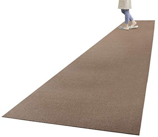 サイズ:90x360cm(厚み)0.3cm 重量:1470g 材質:表面/ポリエステル、裏面/アクリル樹脂(カテキン入り) 製造国:日本 仕様:裏面吸着加工のズレない仕様 洗濯:手洗い(乾燥機不可)