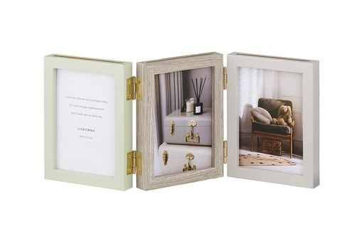 表裏合わせてたっぷり6枚の「Lサイズ」写真を飾ることができる、両面ディスプレイフレーム。 片面ずつイメージの異なる写真を入れて、気分によって置き換えるのもオススメ。 写真の入れ替えはとってもカンタン!フレーム上部のスリットから写真を挟んだガ...