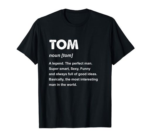 このトムTシャツデザインは、トムという名の人への完璧なギフトです。面白いTomNameDefinitionTシャツギフト。 このトムTシャツギフトは、トムという名前の人へのクリスマスプレゼントや誕生日プレゼント、クリスマスの贈り物に最適です...