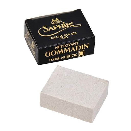 スエードやヌバック等の起毛革専用の消しゴムタイプのクリーナーです。ブラッシングでは落ちないこびりついた汚れを落とすクリーナーです。