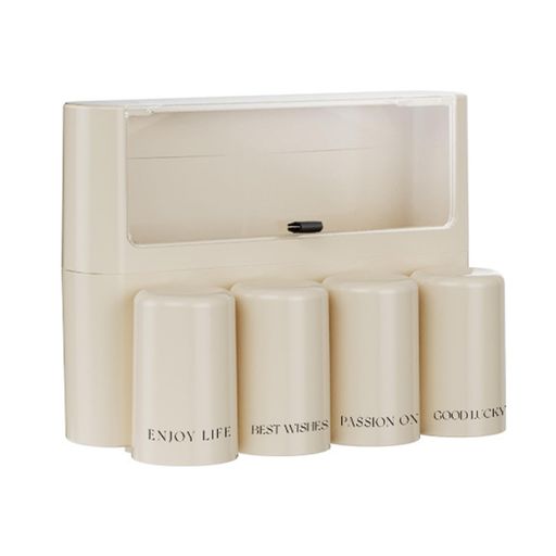 【一体式デザイン】このうがい用品ラックは、うがいカップと歯ブラシを取り付けることができ、上端には透明な防塵カバーが付いた洗面用品収納ボックスがあります。洗面用品を一括して収納し、シンプルで美しく、スペースの効率を大幅に向上させ、台面を清潔で...