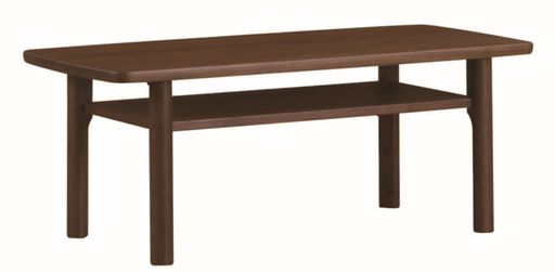 ウォルナットの素材の良さを最大限引き出すシンプルなデザインのリビングテーブルです。 どんなテイストのお部屋にもマッチします。