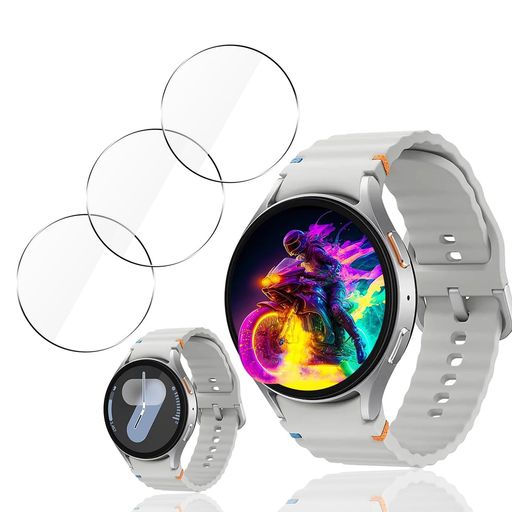 👑【対応機種】本製品は対応 Galaxy Watch 8 / 7 44mm (3枚) ガラス保護フィルム、素材に日本製の旭硝子を採用。購入前に、機種を確認していただきますようお願いいたします。 👑【9H硬度・...
