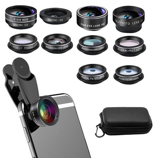 【高品質のスマホレンズ】ブラック本体はアルミ素材を採用していて耐久性が高く、デザイン性にも優れています。高精度のレンズは光の反射や眩しさを抑えるため、日中のアウトドアでの撮影に最適です。クリップを携帯電話のカメラに設置し、レンズと携帯電話の...