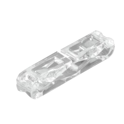 【サイズ】縦55mmx横11mmx奥11mm 【挟み幅】4mmまで 【入数】10個袋入り 【材質】スチロール樹脂 【特徴】両側クリップ仕様