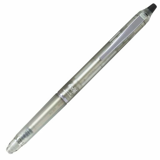 【サイズ】[本体]径11.1x長150mm[ボール径]0.7mm 【カラー】[本体]ニュートラルクリア[インク]ブラック 【インク】水性ゲルインキ 【素材】[さや]樹脂[グリップ]ラバー 【方式】クリップスライドノック式