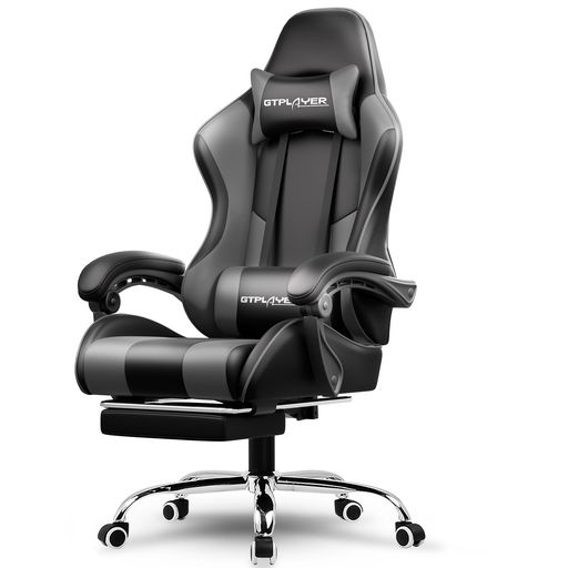 【若者向けの初めてのゲーミングチェア 】eSportsを愛する若者のために開発された、長時間座っても疲れにくく、ゲーミングの雰囲気が感じられるチェアです。「PUレザー」x「連動式アームレスト」x「厚みのあるクッション」x「リクライニング機能...