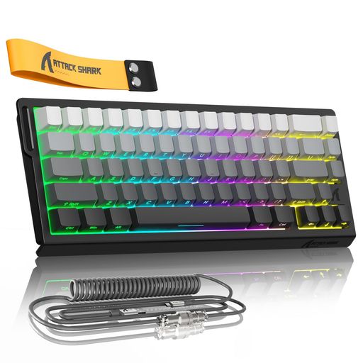 【真の8000Hzポーリングレート&amp;0.125msレイテンシー】X68HE磁気キーボードは、8000Hzのポーリング・レートと128Kの超高速スキャン・レートを特徴とし、同時に各アナログ・キー・ポジションを同じレートでスキャンするた...