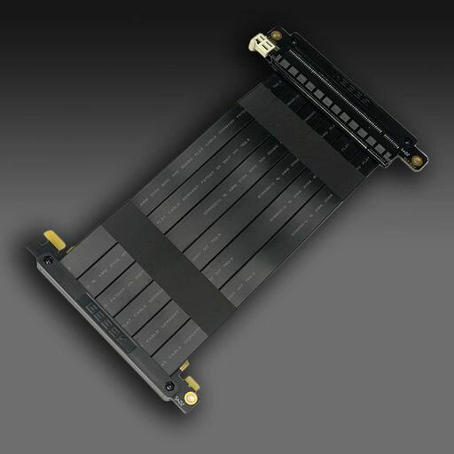 太いゴールドフィンガーグラフィックカード延長ケーブル、電気メッキされたゴールド5Uプロセス、プラグの抜き差しを繰り返す、耐摩耗性、より安定した信号伝送。耐久性のある耐酸化性。 ITXA4小型シャーシグラフィックスアダプターケーブル、デュアル...