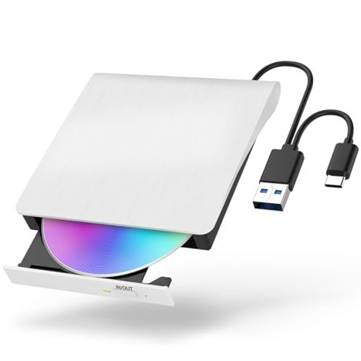 💽【最新テクノロジーを活用した高品質チップ搭載&amp;高速処理】この外付けCD/DVDドライブは、最新の高品質チップを採用し、データ処理の高速化と精度向上を実現しています。先進的なチップセットにより、ビジネスでの効率的な作...