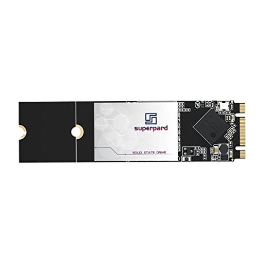 パーソナル 【革新のSSD&amp;超高速転送】SuperpardのM.2 2280 SSDは最新の3D NAND技術を採用しているので、ハードディスクよりも高速な読み書きを実現し、読出し速度最大550MB/秒、書込み速度最大500MB/秒...