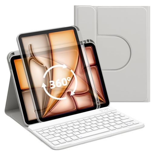 ✦✦【互換性への注意】このキーボードケースは2025発売するiPad Air第7世代(M3)11インチと2024発売するiPad Air第6世代(M2)11インチ、iPad Air第4/5世代 10.9インチ、iPad Pro 11第4/3...