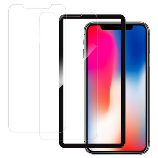 【対応機種】iPhone11 Pro iPhoneX iPhone Xs 対応 ガラスフィルム(2枚)+ガイド枠付き(1枚)。 【飛散防止設計】高品質の日本硝子素材を採用します。飛散防止加工により、万が一ガラスが破損した場合も飛び散らず、破...