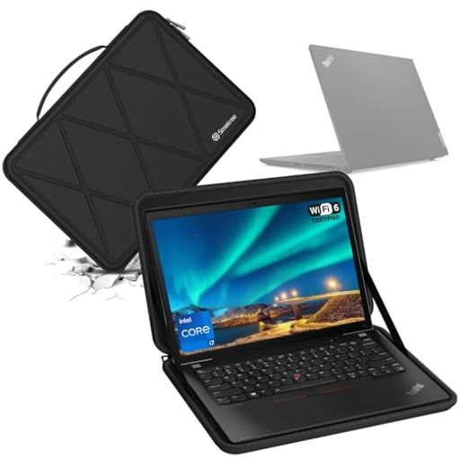【モデル番号 :X8033】ケースの内寸31x21.8x2.2 cm(12.2x8.6x0.9インチ)。 【互換性】13インチLenovo ThinkPad X13 Yoga Gen 2/2 in 1ノートパソコンに完璧にフィットするように...