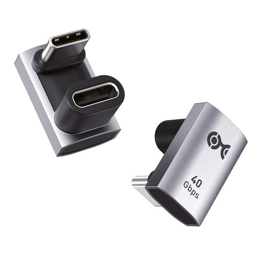 【U字・180度設計】 USB-C U字 変換アダプタ/タイプC U字 アダプタは、スマートフォン、タブレット、ノートPC、Nintendo Switch 2やSteam Deckなどにすっきり収まる低背設計です。USB-Cポートを180度...