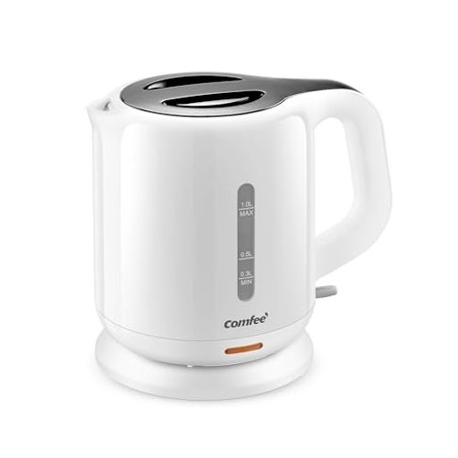 【シンプル&amp;スタイリッシュ】COMFEE' の電気ケトルは、あらゆるキッチンに溶け込むとともに、飽きることなくお使いいただけます。 【カンタン操作・急速沸騰】水量目盛り&amp;電源ライト付き、注水量と沸騰状態をカンタンに確認できま...