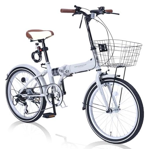 ロード 折畳自転車20・6段ギア・オールインワンMF205GROOM 本体サイズ(mm):H950~980xW550xL1460/外箱サイズ(mm):H620xW380xL830/サドル高さ(mm):700~860/本体重量(N・W):約1...