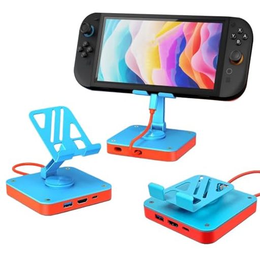 【対応機種】:Switch2/Switch/Switch有機ELモデル/ROGALLY/X/Steamdeck/Oled/旧型Switch/EL兼用TVドックこのSWITCHドックは充電モードとTVモード、二つモードが搭載され。Switch...