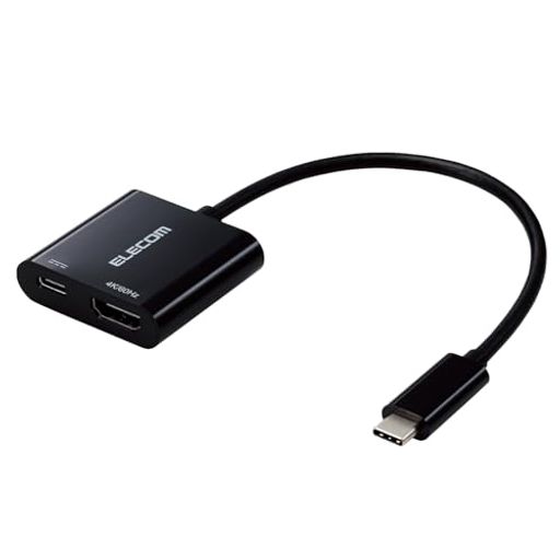 モニター HDMI(R)コネクター搭載のディスプレイなどに映像を出力できる変換アダプターです。USB Type-C(TM)ポート搭載スマートフォンなどの映像信号を、HDMIコネクター搭載ディスプレイなどに映像を出力することができ、画面複製と...