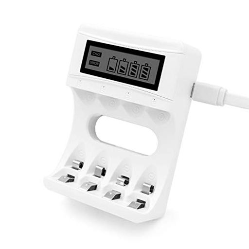 入力USB-DC5V 液晶表示で充電状況を確認可能 単三型二次電池x最大4本まで充電可能(単四型二次電池x最大4本) 本製品はUSBから電気を供給される事で市販の単三型と単四型の二次電池(ニッケル水素、ニッカド、DC1.2V専用)に充電する...
