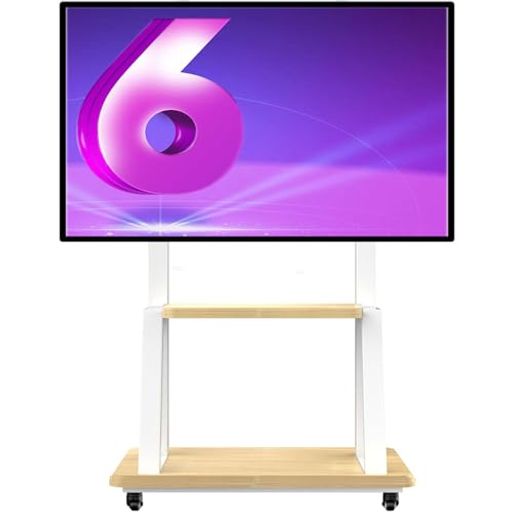 【商品仕様-ユニバーサルテレビスタンド】32インチから75インチ型までのLCD・LED・液晶テレビ対応移動式壁寄せテレビスタンド。前板・土台・棚板:合成樹脂化粧繊維板、支柱部分:スチール、柱も2本で設計しております、耐荷重は最大50KGに対...